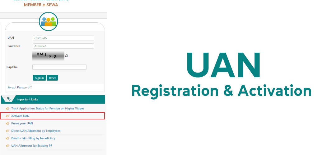 UAN Login, EPFO Registration, Passbook Activation with Aadhar
