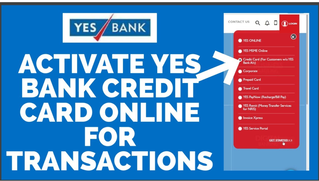 How to Activate Yes Bank Credit Card?