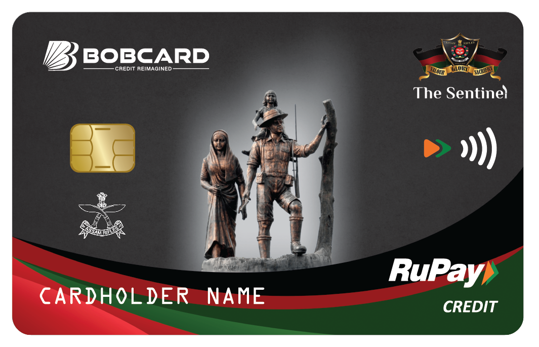 Assam Rifles The Sentinel BOBCARD Credit Card Apply Online