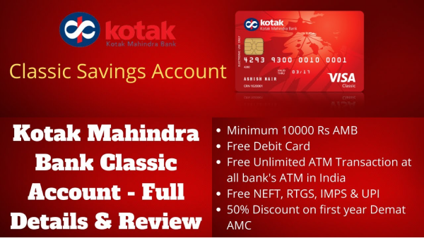 Kotak Bank Savings Account - Features & Interest Benefits